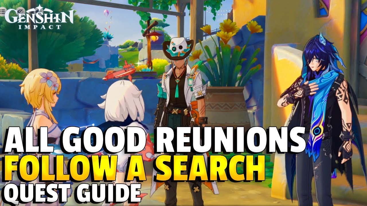All Good Reunions Follow a Search | Quest Guide | Genshin Impact - YouTube