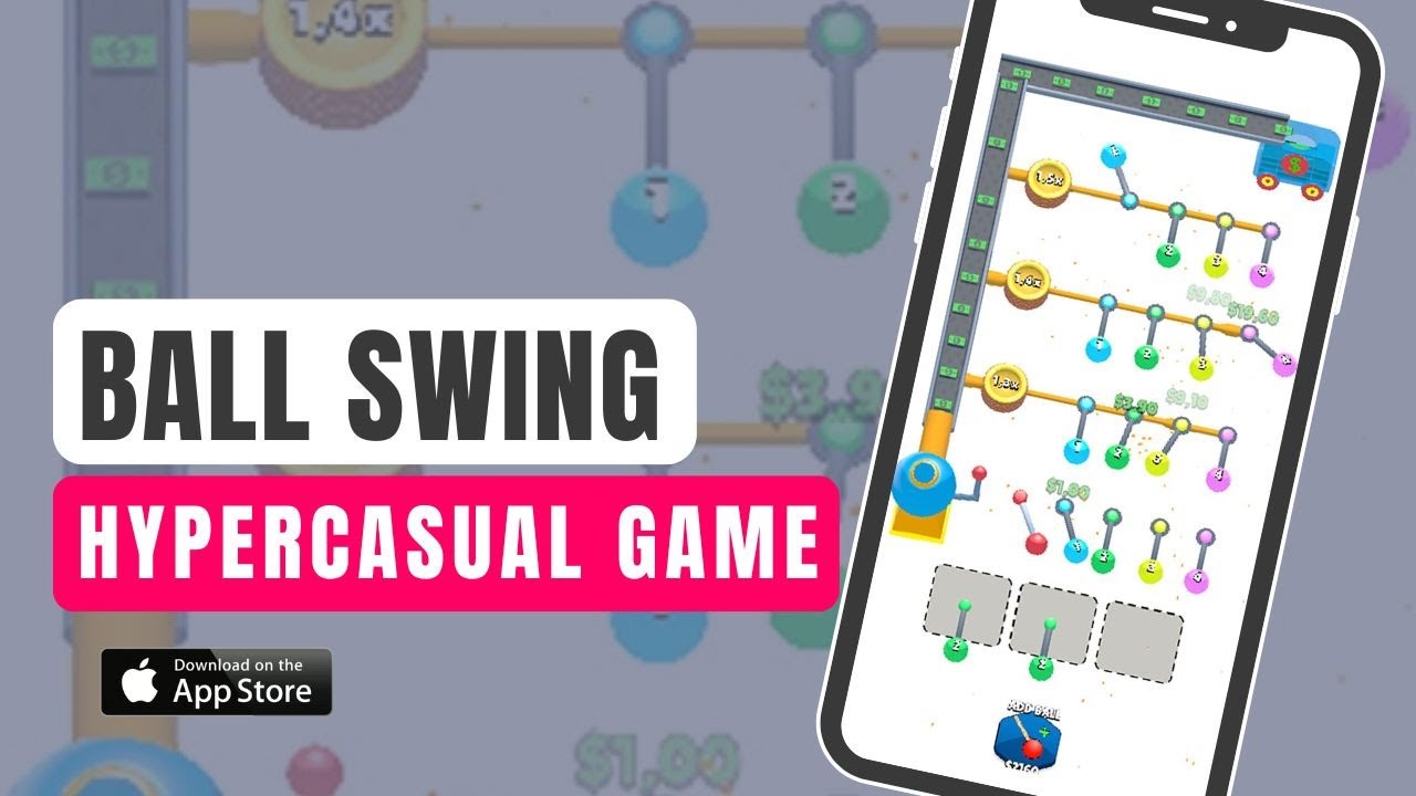 Ball Swing 🎱🧩😕 Gameplay, iOS, Best Mobile Games - YouTube