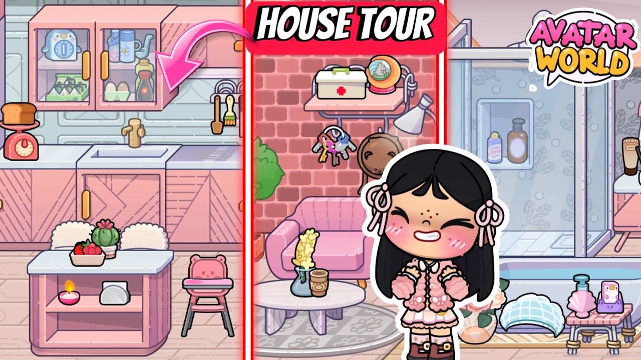 NUEVO HOUSE TOUR DE MI NUEVA CASA EN AVATAR WORLD *MUY LINDO* karola20 ...