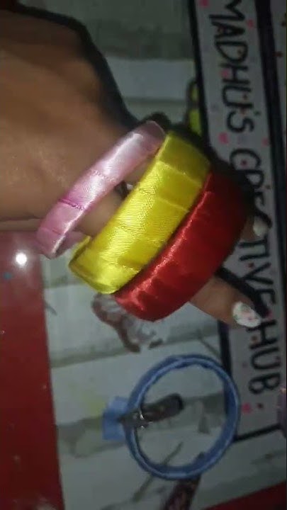 Transformed old bangles to new! #madhuscreativehub @Madhu's Creative Hub - YouTube