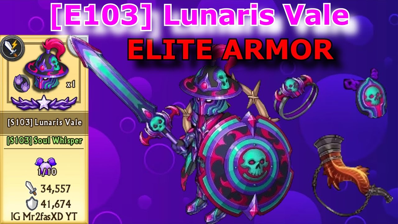 [E103] Lunaris Vale Enhancement! - Knights and Dragons [Elite Armor ...