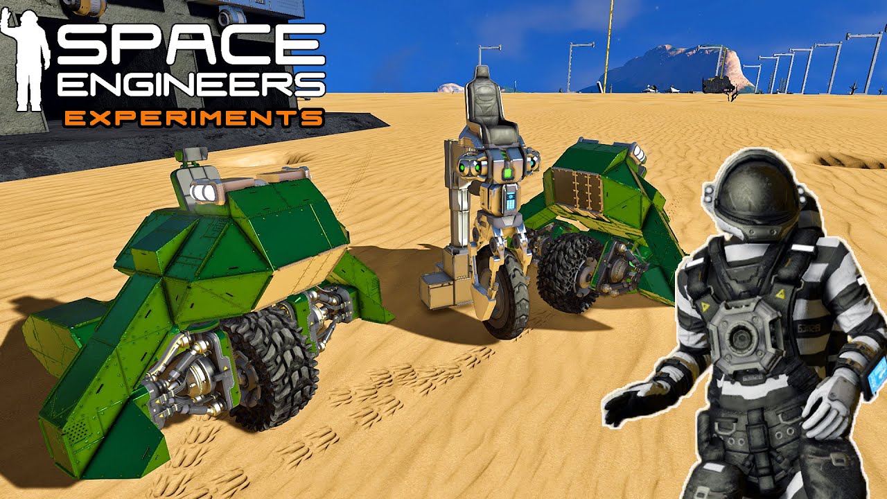 Space Engineers Experiments: Can You Drive With One Wheel? - YouTube