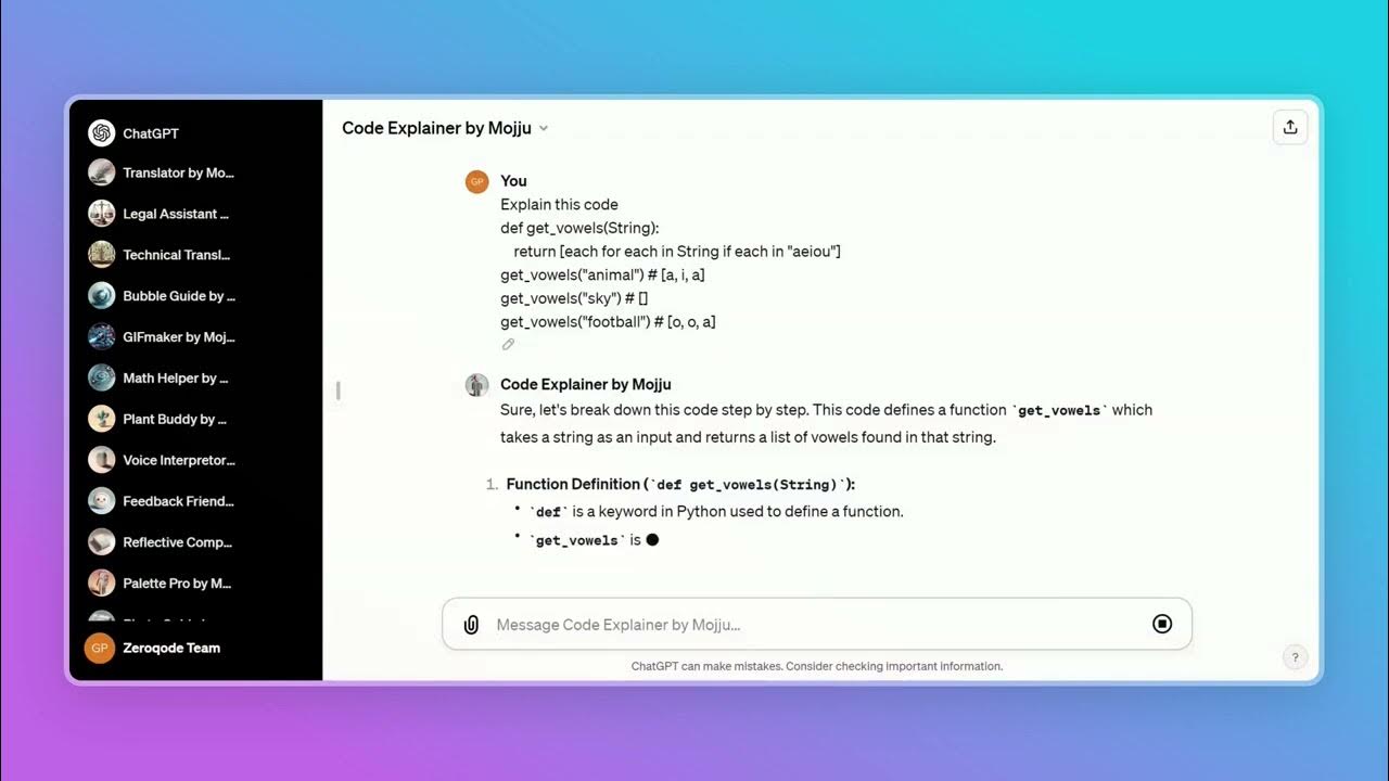 Mastering Code with AI: Discover Mojju's Revolutionary Code Explainer ...