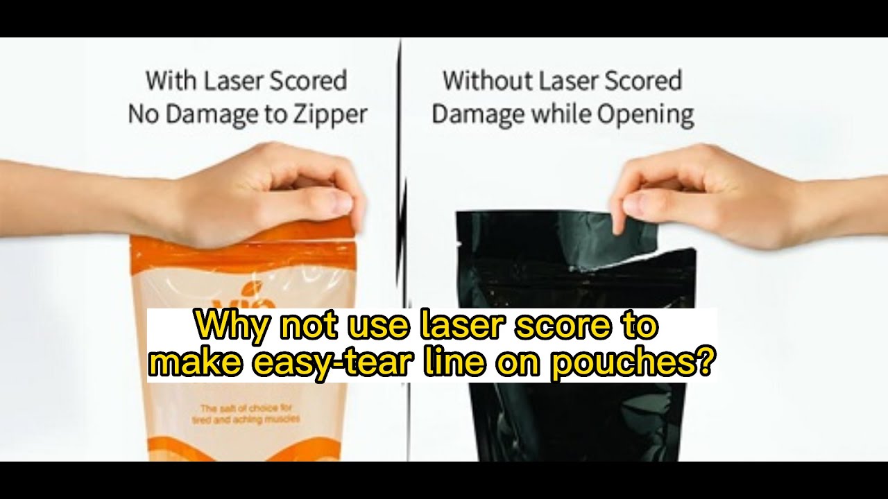 Easy Tearing Line Laser scoring Machine, laser perforation for zippered ...
