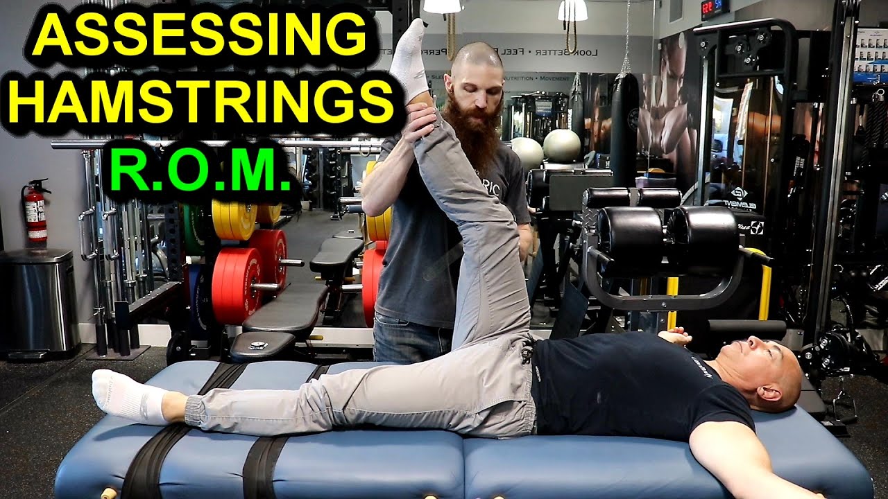 HOW TO ASSESS RANGE OF MOTION | Part 8: Hamstrings Length Tension ...