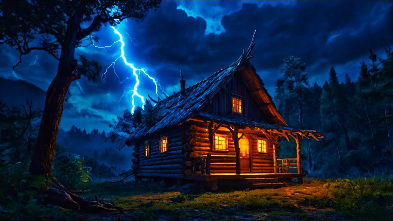 Extreme Thunderstorm Ambience | Lightning, Heavy Rain & Thunder for ...