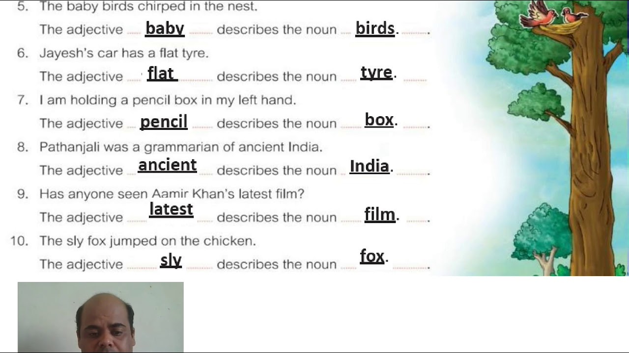Class 6 Subject English Grammar Topic Adjectives (Revision)Mithun ...