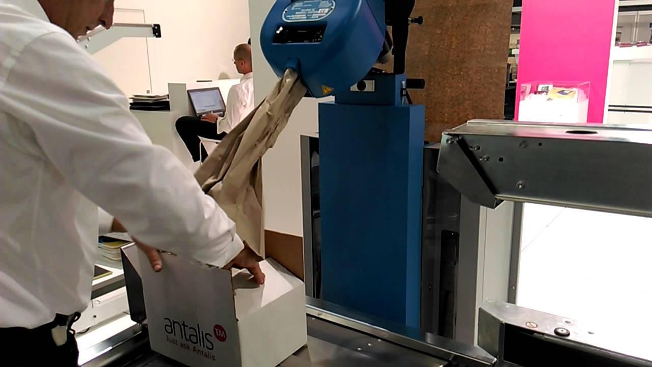 Fillpak SL van Ranpak op de Antalis stand - YouTube