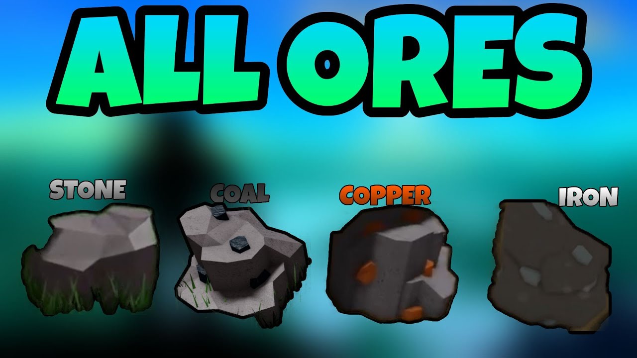 How To Get All Ores In The Survival Game Roblox YouTube