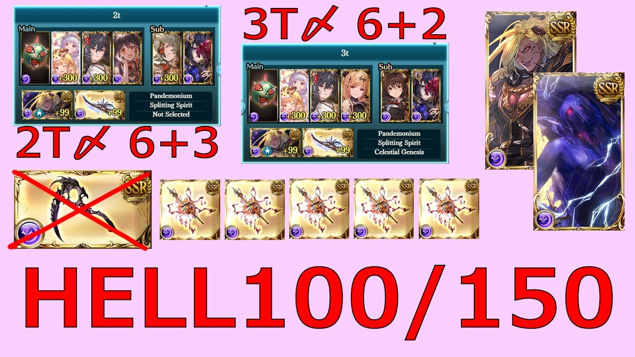 【グラブル】闇古戦場2025 マグナ エレシュキガルなし100HELL 150HELL 想定 2ターン〆 /【GBF】GW79 Dark Magna NM100 NM150 2T 3T ...
