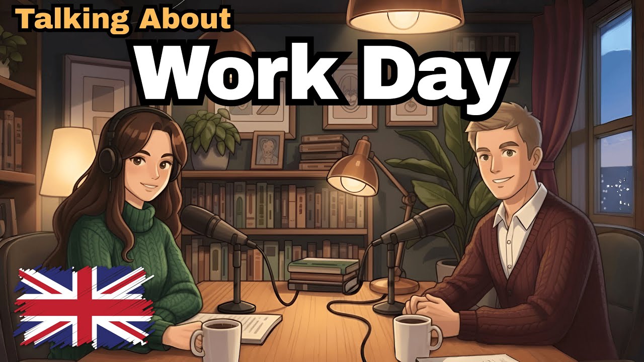 How to Talk About Your Work Day in English | English Conversation ...
