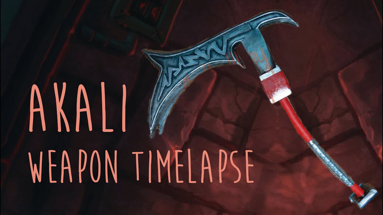 Akali Weapon Timelapse - YouTube