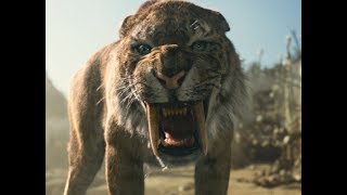Smilodon - prehistoryczny kot zabójca.
