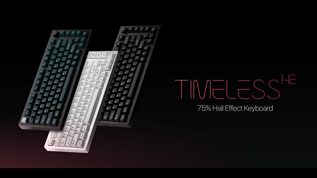 Introducing Noir Timeless HE 75% Hall Effect Mechanical Keyboard - YouTube