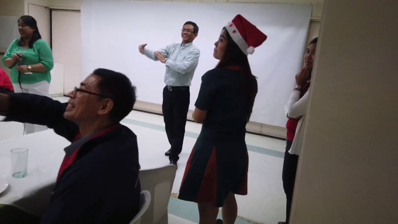 Christmas Party Game : Paper, Scissors, Stone - YouTube
