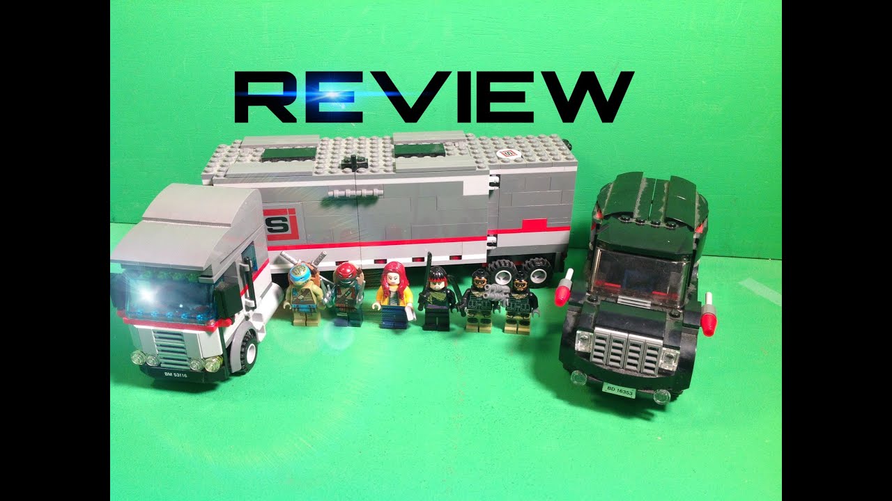 LEGO TMNT BIG RIG SNOW GETAWAY REVIEW: 79116 - YouTube