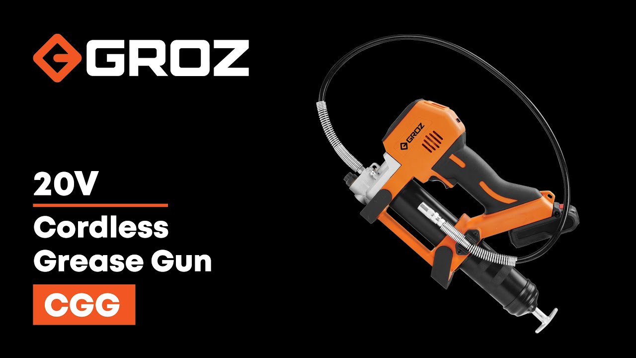 Groz 20V Cordless Grease Guns (CGG) - YouTube