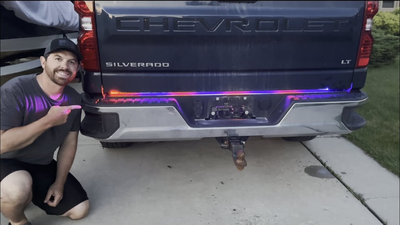 60 inch Truck Tailgate/Window Police Lights, Rear Police Lights for ...