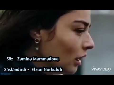 Şairə Zəminə Məmmədova və Şair Elxan Nurbalalı  Küskün qadin