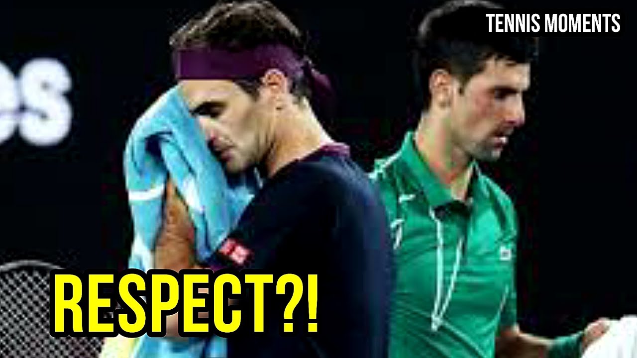 Roger Federer did not always show the greatest RESPECT for Novak ...