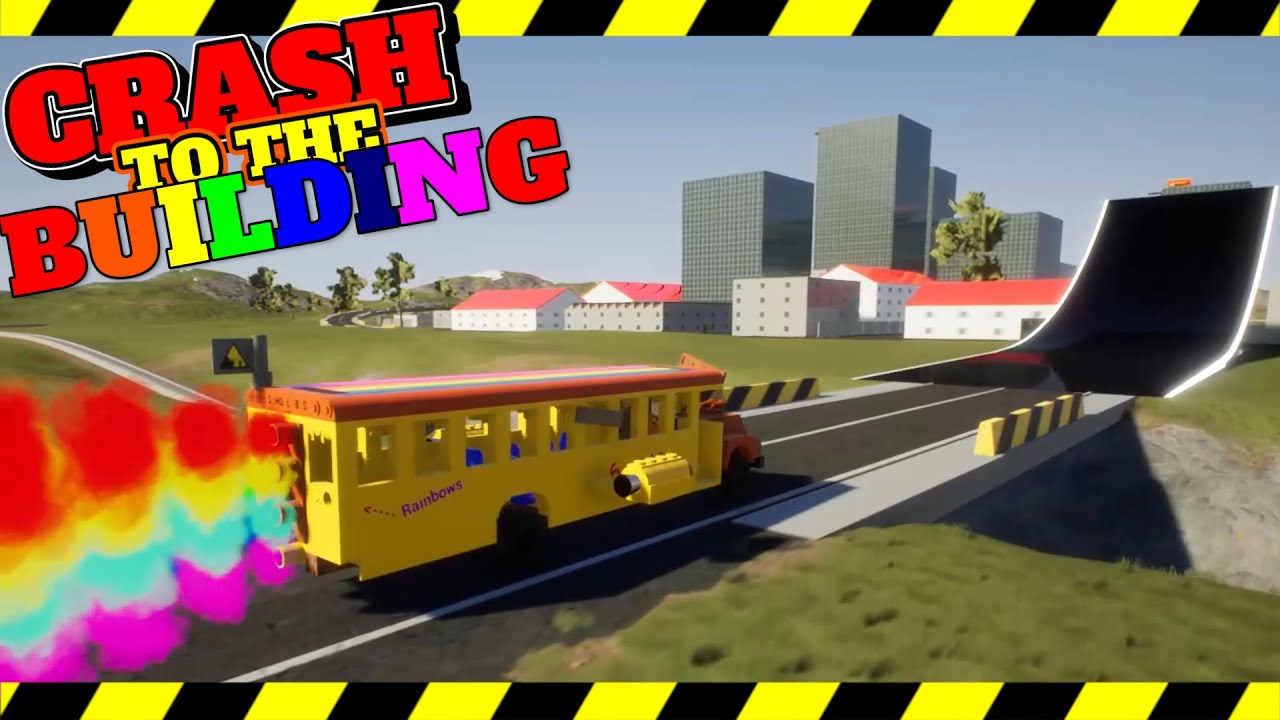 CRASH TO THE BUILDING | Brick Rigs - YouTube