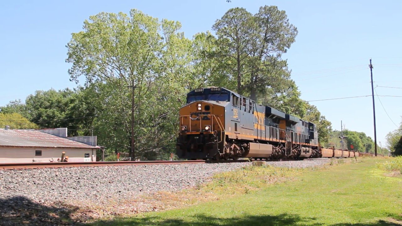 CSXT 862 ( ES44AH) Eunice,LA - YouTube