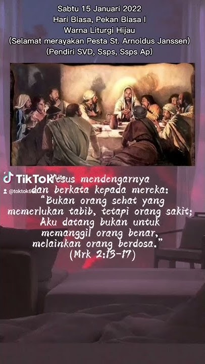 Yesus memanggil orang berdosa Markus 2:13-17 #shorts - YouTube