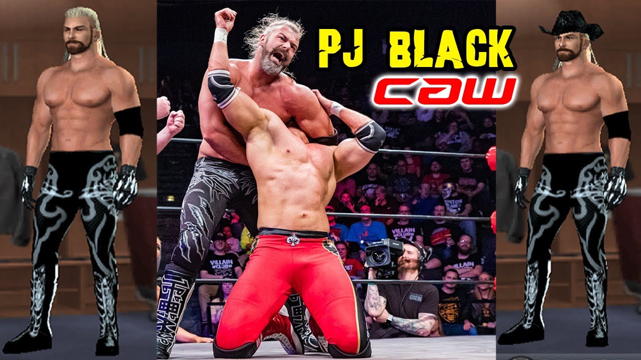 PJ BLACK / JUSTIN GABRIEL | SvR 2011 PS2 how to create a wrestler / caw ...