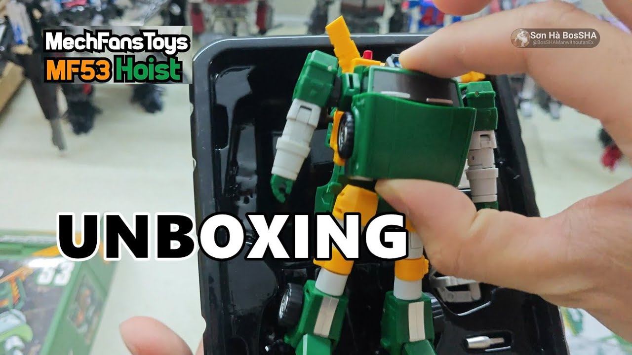 UNBOXING MechFansToys MF53 Trailer - Hoist (G1) - ENG SUB #transformers #figure - YouTube