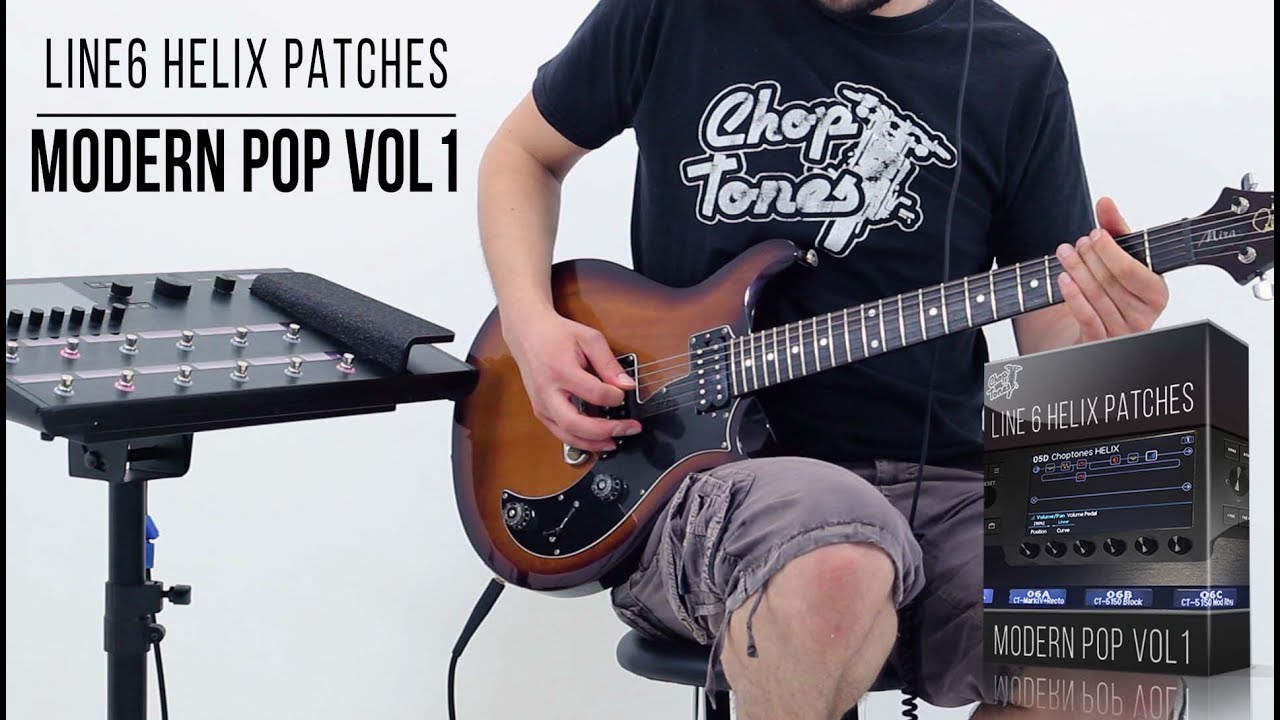 Line 6 Helix / POD Go Patches | Modern Pop vol.1 - Playthrough - YouTube