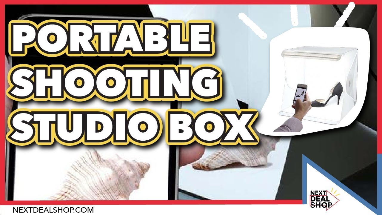 Portable Shooting Studio Box - Shoot like a Pro! - Next Deal Shop - YouTube