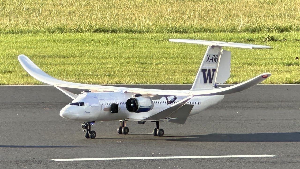 X-66 Transonic Truss-Braced Wing - RC Aircraft - First Flight ...