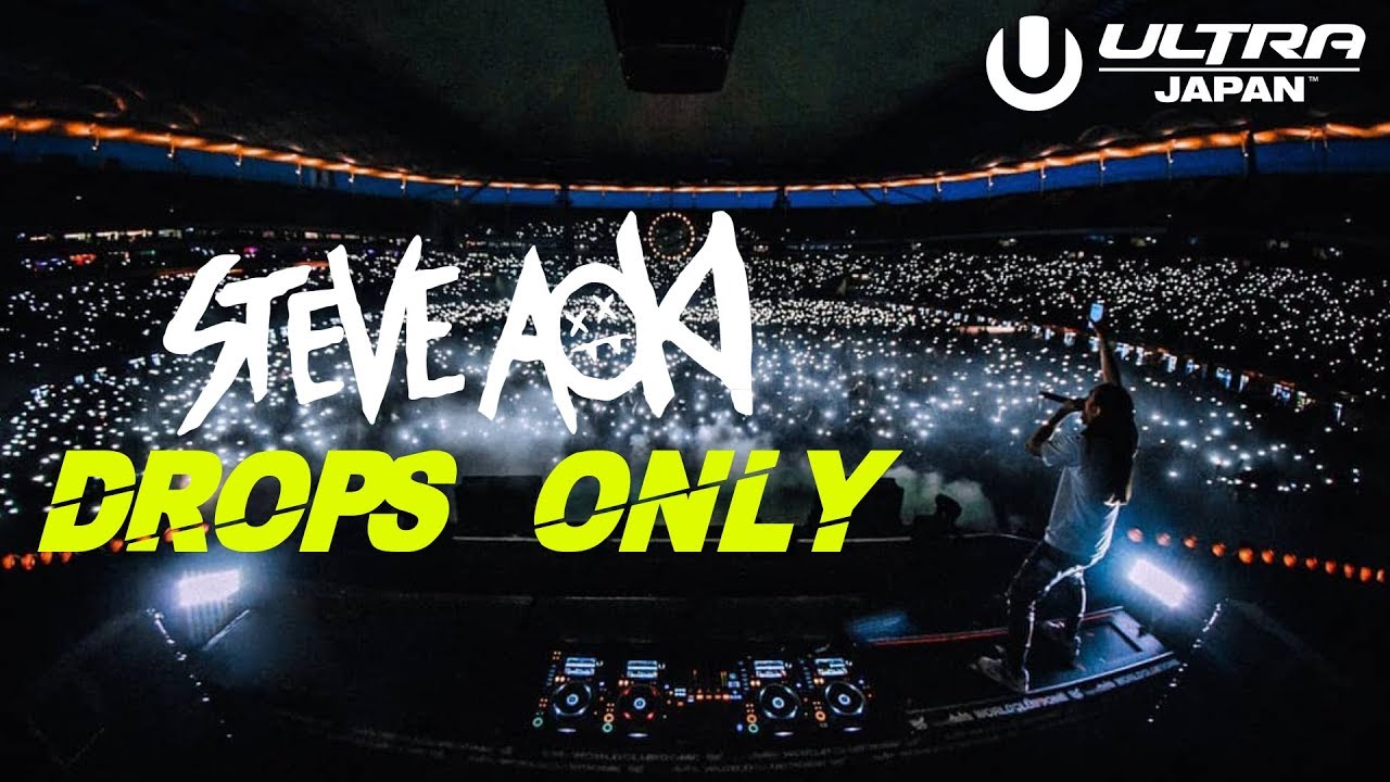 Steve Aoki DROPS ONLY @ Ultra Music Festival Japan 2019 - YouTube