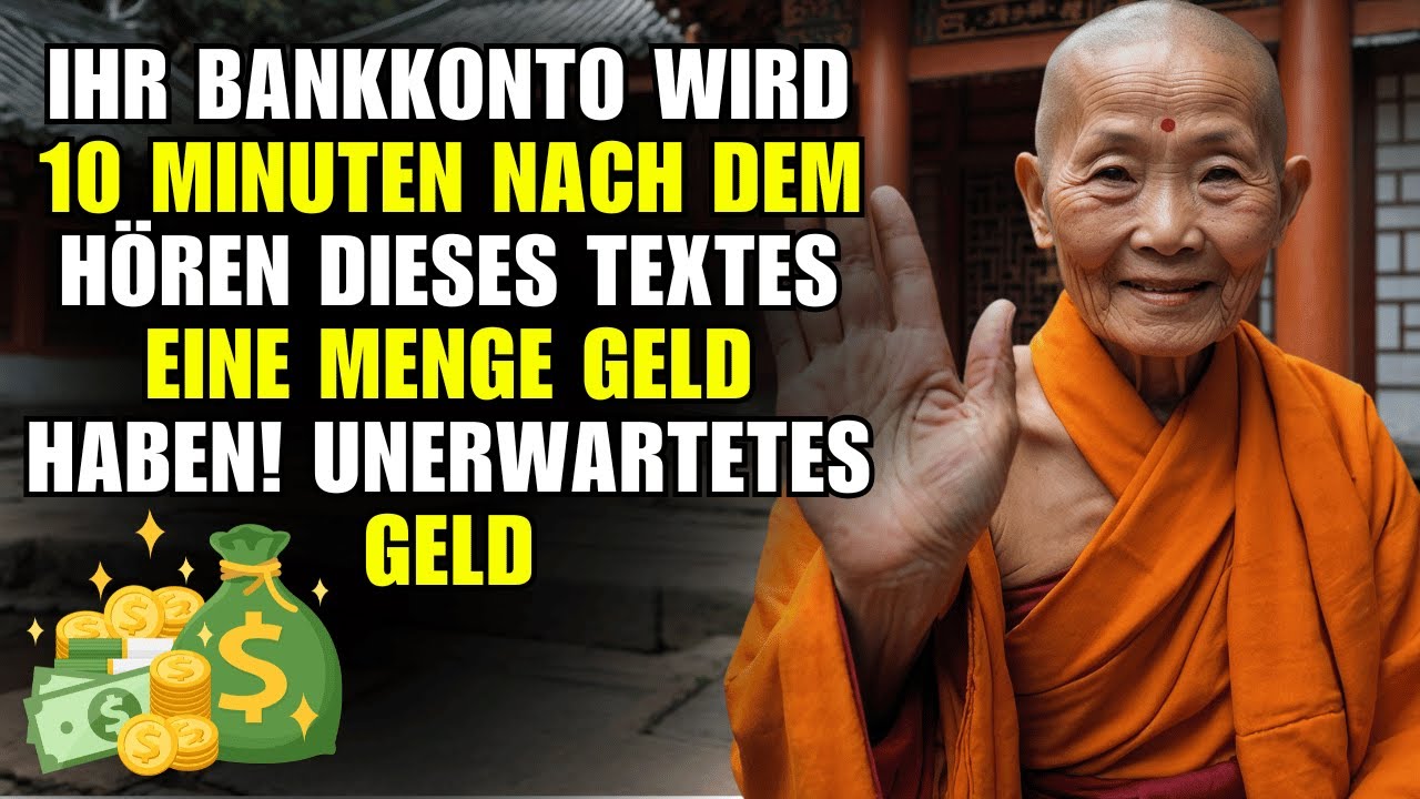 IHR BANKKONTO WIRD 10 MINUTEN NACH DEM HÖREN DIESES TEXTES EINE MENGE ...