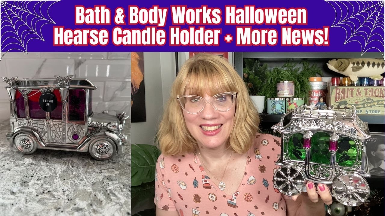 Bath & Body Works Halloween Hearse Candle Holder + More News! - YouTube