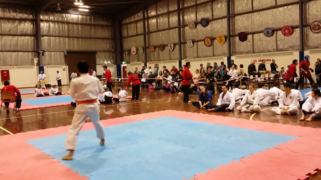 MUKC Pinan Shodan - Charles Roy (Lion Bushido Karate Tournament) - YouTube