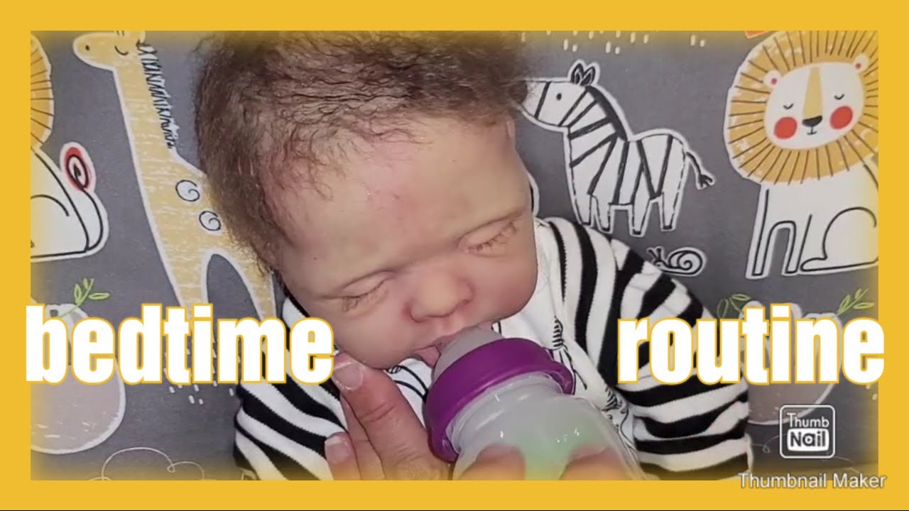 Full Body Silicone Baby Drink & Wet Bedtime Routine 🌙 - YouTube