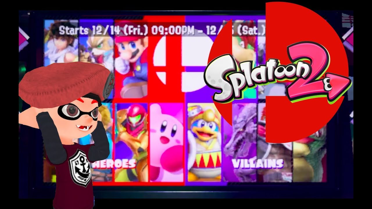 Heroes vs. Villains Splatfest | Splatoon 2 (not Super Smash Bros ...
