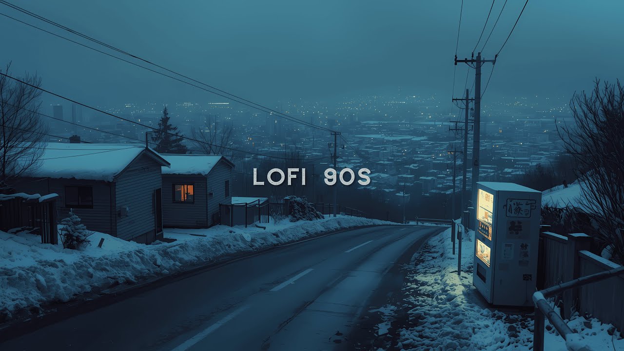 Tokyo’s Quiet Winter Hours, 2 AM ️ | 90s Lofi — Lonely Vending Machine ...