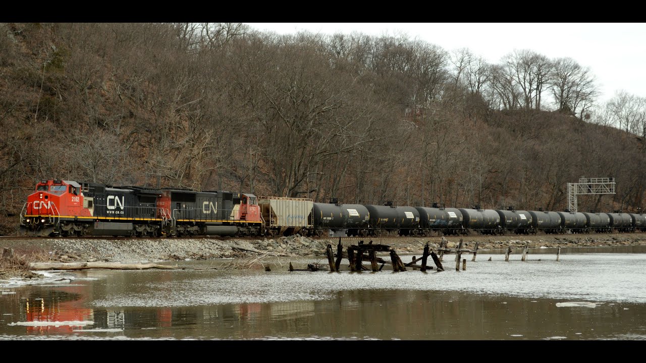 CSX River Sub Trains 2/21/16 - YouTube