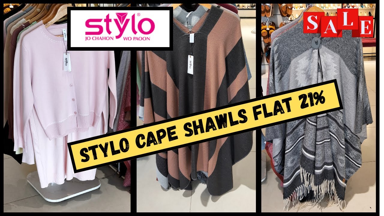 Stylo Cape Shawls Sweaters Jarsi Winter Sale 2025 | Dressing Beauty ...