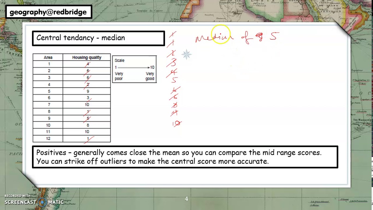 how to work out the median - YouTube