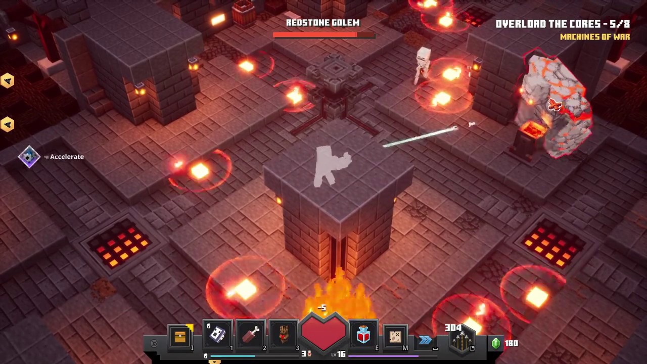 Minecraft Dungeons: Fiery Forge - YouTube