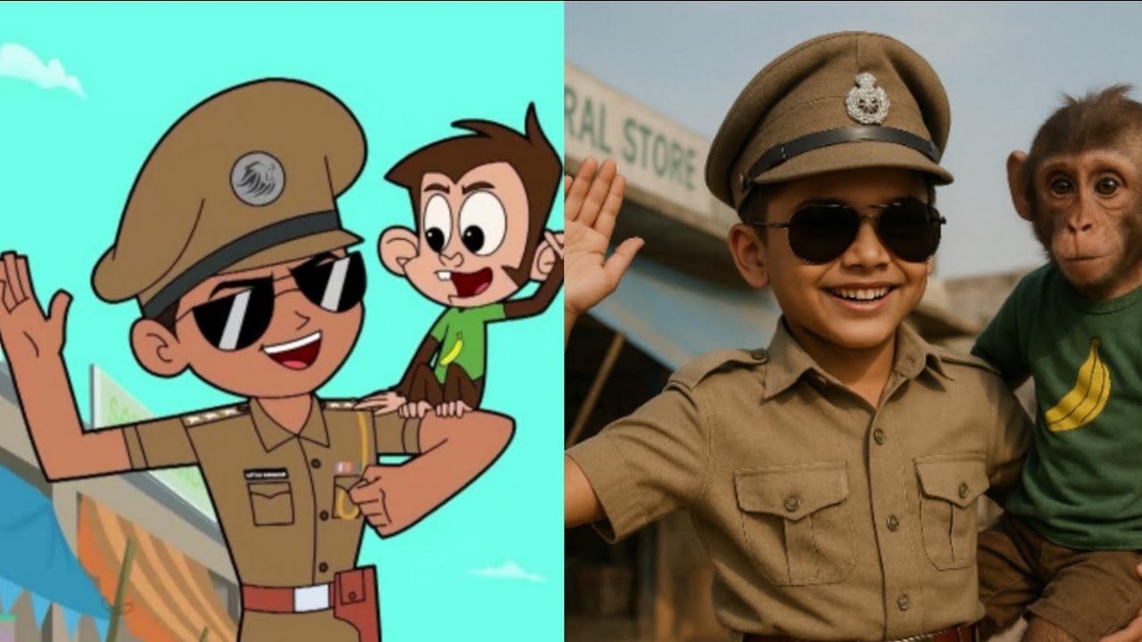 Little singham cartoon characters in real life || little singham - YouTube
