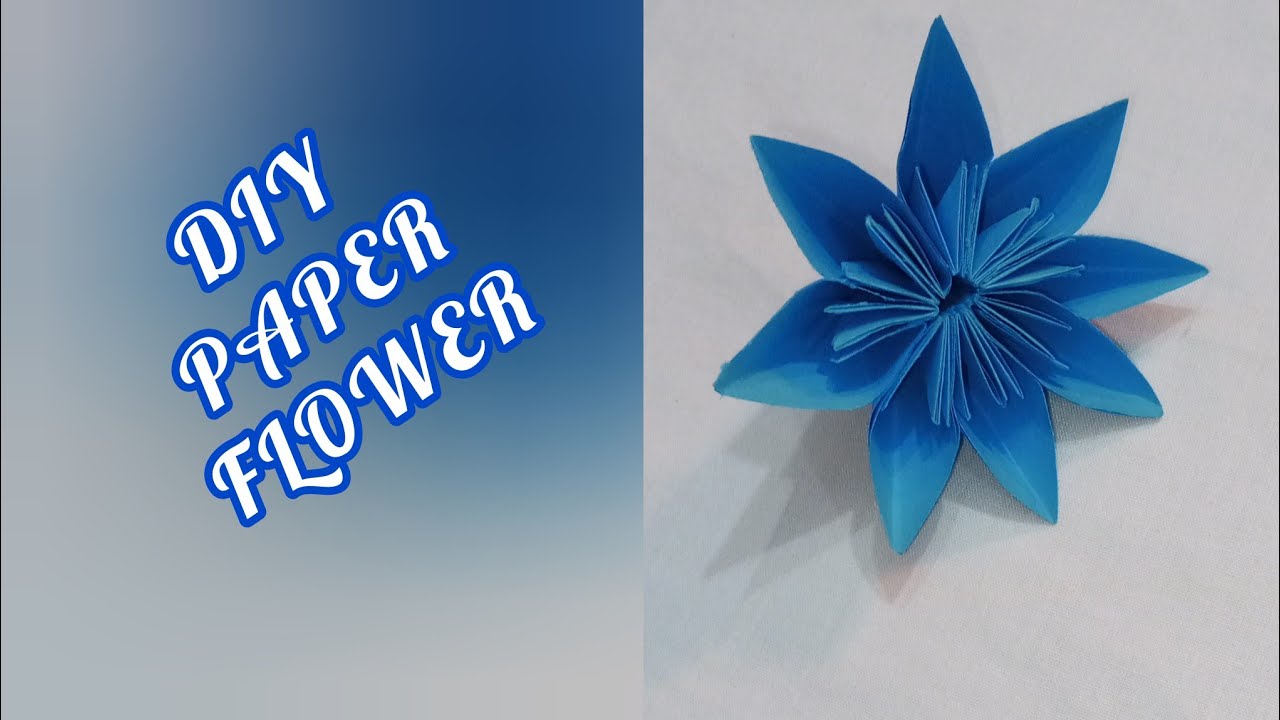 Easy flower making | DIY | 2 minute paper craft | Amazing art | 3d ...