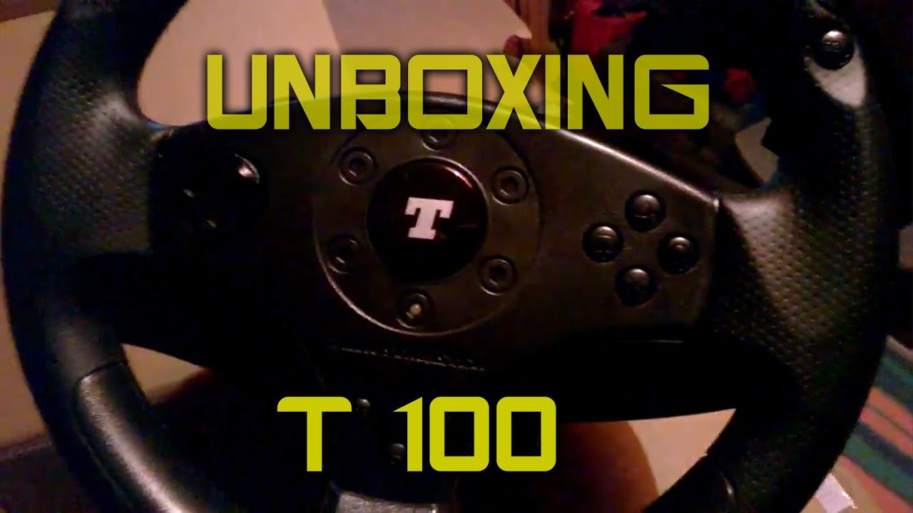 THRUSTMASTER T100 UNBOXING - YouTube