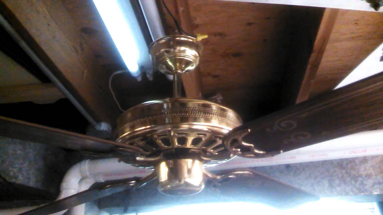 JCPenney (Moss) Ceiling Fan model 875-5330 - YouTube