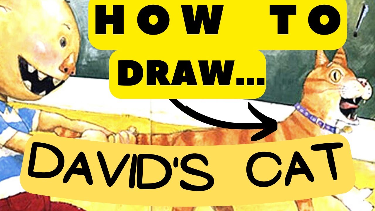 How to draw David’s CAT 🐱 DAVID GETS IN TROUBLE | World English School ...