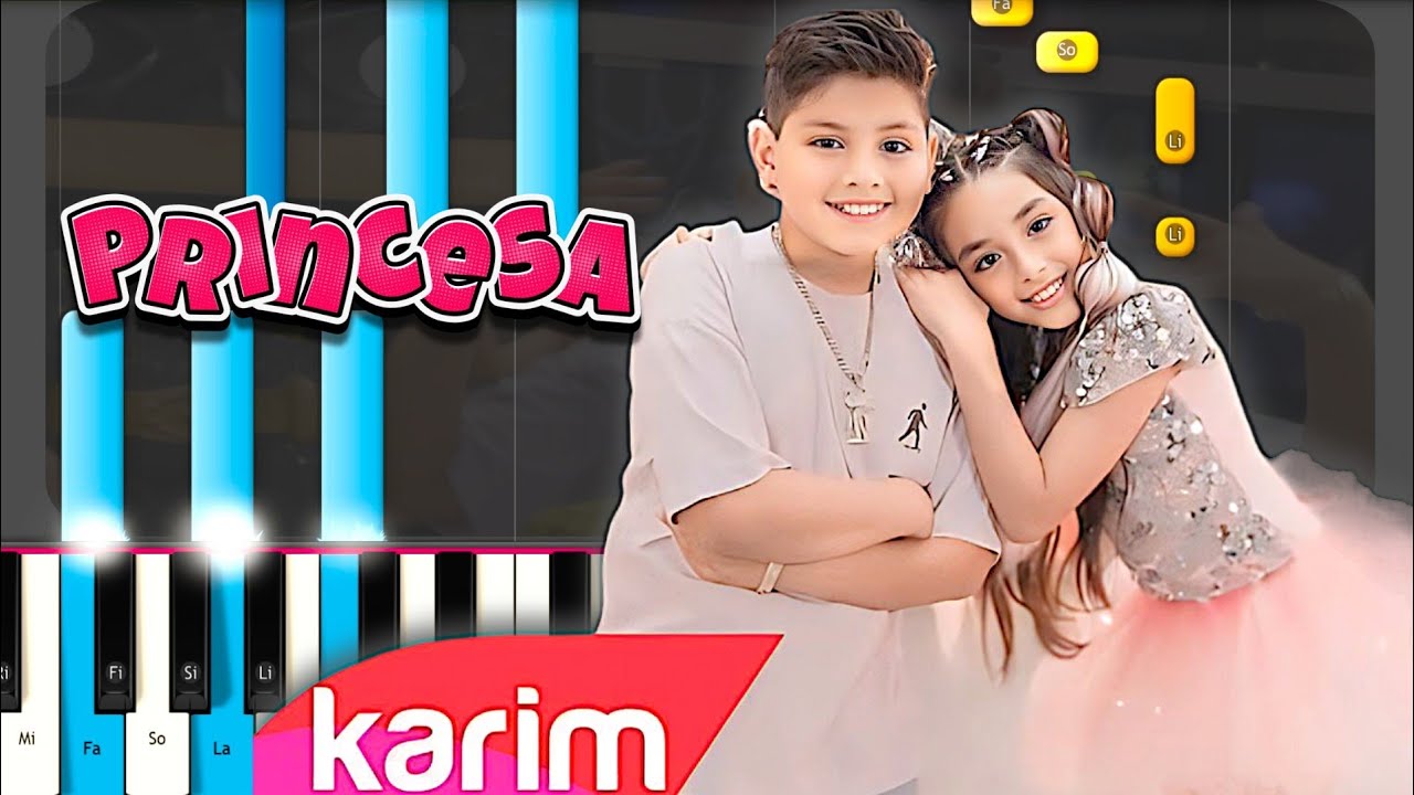 Princesa - Karim Juega PIANO TUTORIAL 🎹 - YouTube
