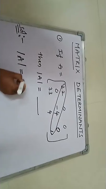#Matrix determinants trick - YouTube
